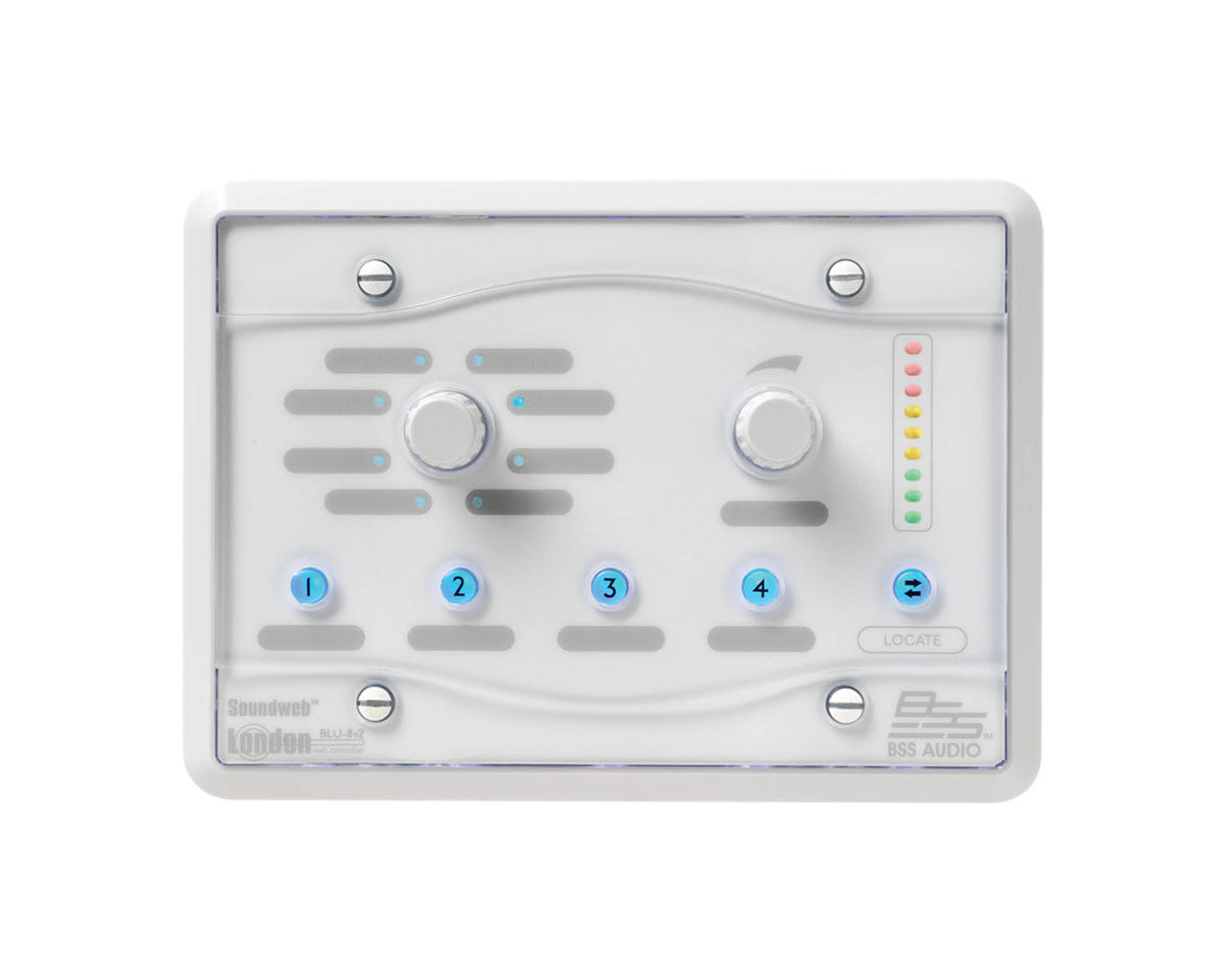 BLU8-V2-WHT Ver 2 Programmable 8-Zone Remote Control White | BSS